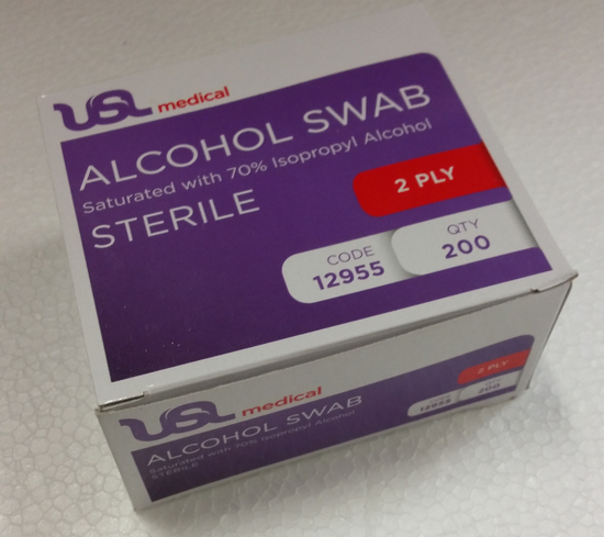 ALCOHOL SWABS 70% 200PC - Youth Beauty